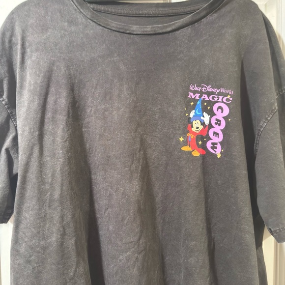 Disney | Tops | Disney Magic Crew Tee Gray And Purple | Poshmark